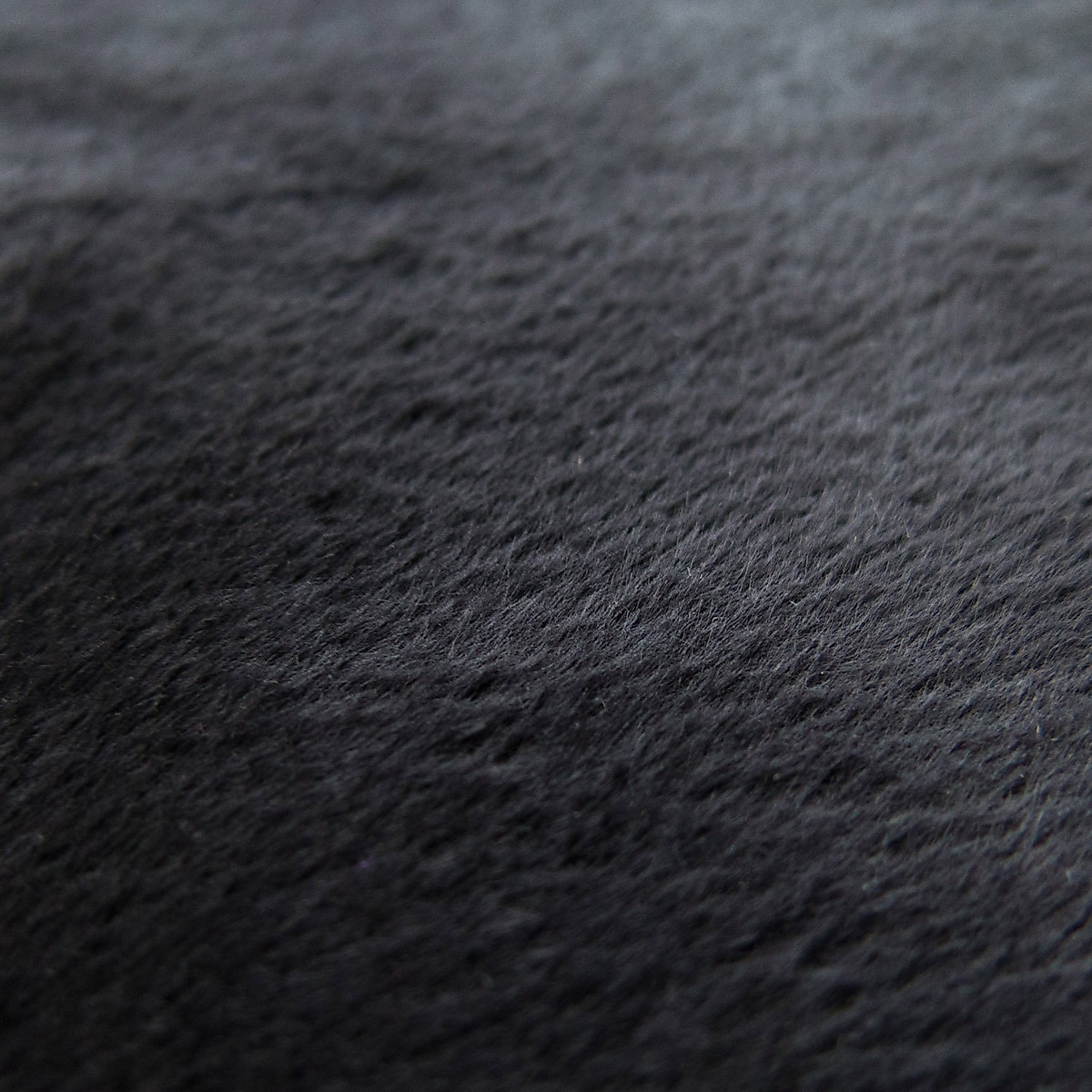 Faux Fake Fur Solid Velboa Black 60 Inch Fabric by the Yard (F.E.