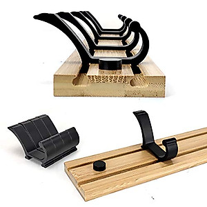 CUBE TECH Wall Mounted Coat Rack for Hanging Coats, Key, Umbrella and Hats