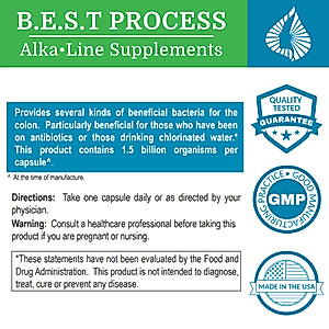 Morter HealthSystem Alkadophilus (2 Pack) Best Process Alkaline — No Refrigeration Probiotic & Prebiotic Digestive Supplement — 1.5 Billion CFU of Good Bacteria & Beetroot