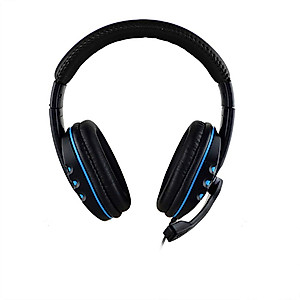New Gaming Headset Voice Control Wired HI-FI Sound Quality for PS4 Black - PS4 wired headset headset