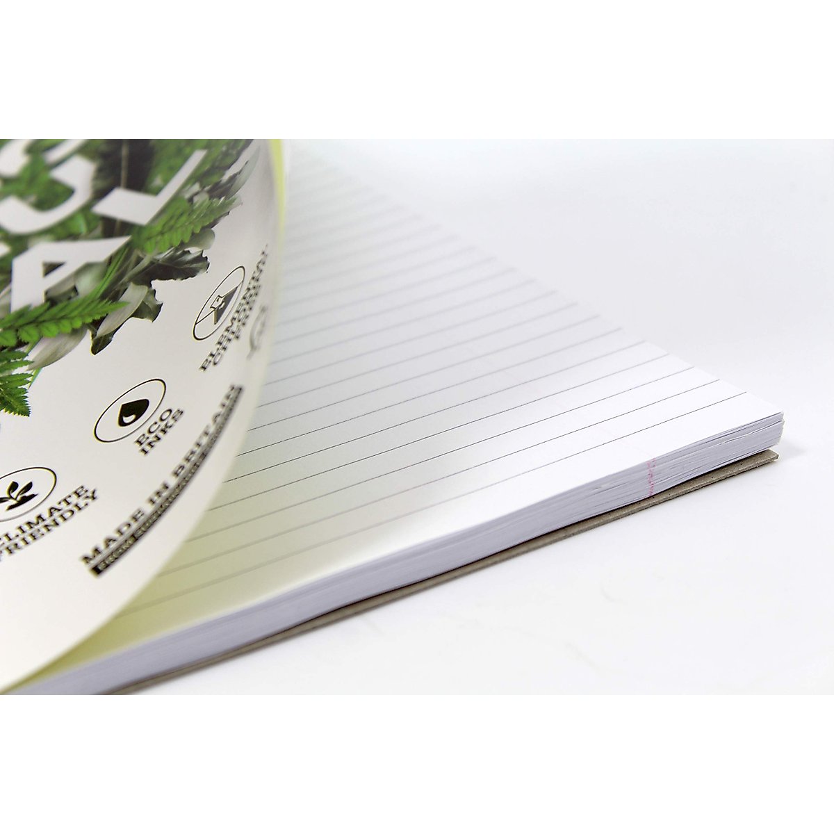 Silvine A4+ Carbon Neutral Wirebound Notebook - Lined with Margin, 120 Pages of Premium CO2 Neutral Paper. Ref R302 [Pack of 5], White