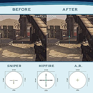 GameHax Aimbot TV or Monitor Gaming Decal for FPS Games - Aim Assist or no Scope - Compatible with PS4, PS5, Xbox One, Xbox Series X, PC [not_Machine_Specific]