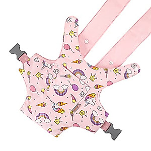 GAGAKU Doll Carrier Doll Accessories Stuffed Animal Carrier with Adjustable Straps for Kids – Pink (Stars)