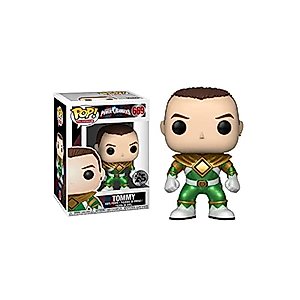 Pop Funko Television Power Rangers: Unmasked Metallic Tommy Collectible Figure, Multicolor