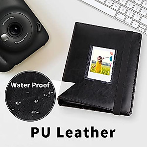 288 Vertical Photos for Instax Mini Photo Album, Front Window, Photo Album 2x3 For Fujifilm Instax Mini Film 7s 8 9 11, Polaroid 300, HP Sprocket, K-pop Photocards (Silver)