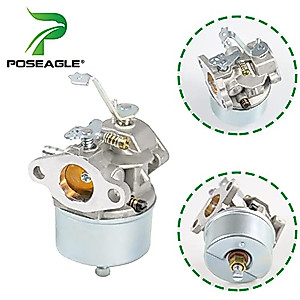 POSEAGLE 632230 Carburetor with 30604 Air Cleaner Replaces 632230, 632272, 632631, 631067, 631067A, 631828, 632235 for Tecumseh H30, H50, H60, HH60, HH70 Engines