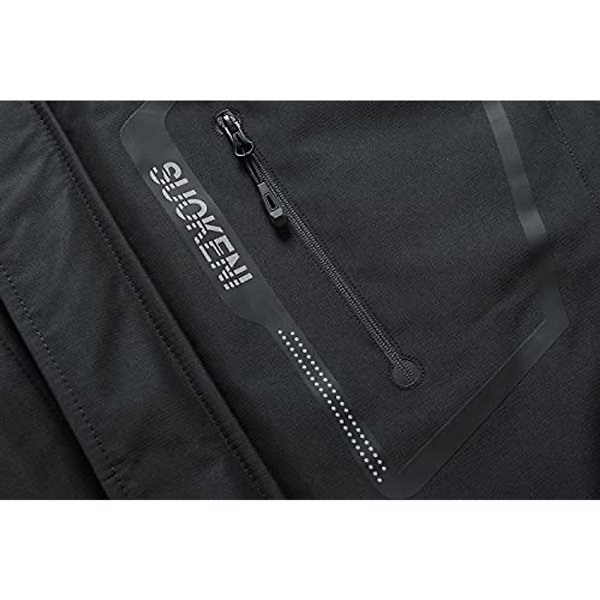 SUOKENI Men's Waterproof Ski Jacket Warm Winter Snow Coat Hooded Raincoat XX-Large