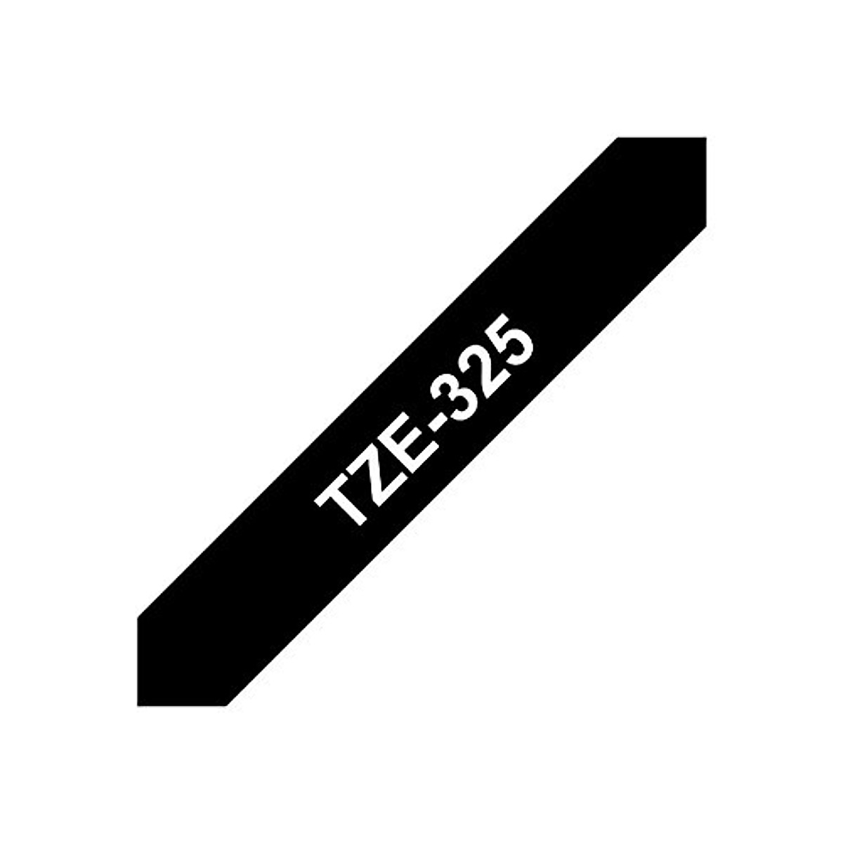 Brother P-Touch TZe Laminated Tape Cartridges - 0.38 Width - White - 1 Each