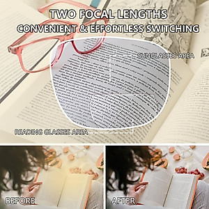 FSRTEP Bifocal Sunglasses For Women Classic Retro Reading Sunglasses 3 Pack UV400 Sun Readers Glasses With Metal Spring +2.5