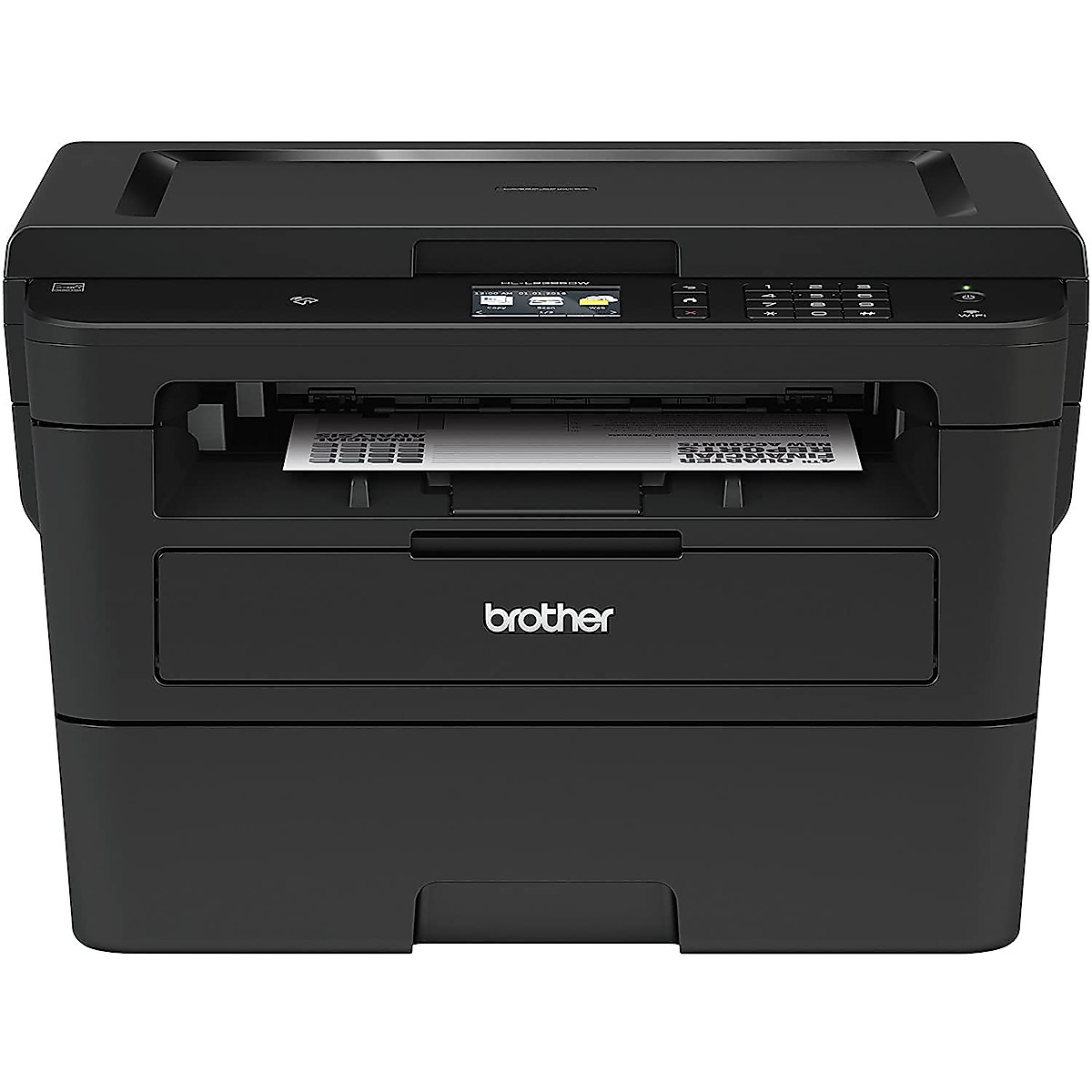 Brother L-2395DW Series Compact Monochrome All-in-One Laser Printer I Print Scan Copy I 2.7" Color LCD I Wireless | Mobile Printing I Auto 2-Sided Printing I 36 ppm + Printer Cable