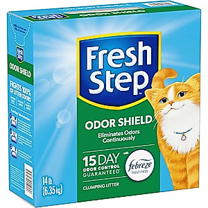 Fresh Step Odor Shield Clumping Litter With Febreze Freshness, 14 lb. Box