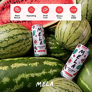 Mela Water Watermelon Juice Drink, Electrolytes & Antioxidants, Refreshing Hydration, Coconut Water Alternative, Vitamin C, Natural (Variety, 11.15 Fl Oz (Pack of 12)