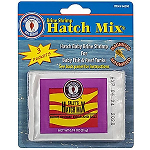 San Francisco Bay Brand Brine Shrimp Hatch Mix, 3 X 0.74-Ounce (21 Gram) Pouches