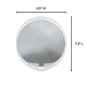 Command Fog Resistant Mirror, 1-Mirror, 2-Water-Resistant Strips (BATH15-ES), Organize Damage-Free