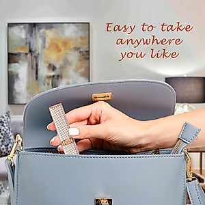 Eyebrow Trimmer & Facial Hair Removal for Women, 2 in 1 Eyebrow Razor and Painless Hair Shaver Rechargeable for Face Peach Fuzz, Eyebrow, Lips, Body, Chin, Arms with Built-in LED Light (Rose Gold)