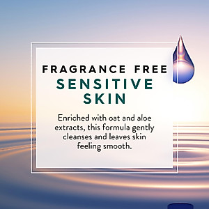 JASON Sensitive Skin Fragrance Free Body Wash, For a Gentle Feeling Clean, 30 Fluid Ounces