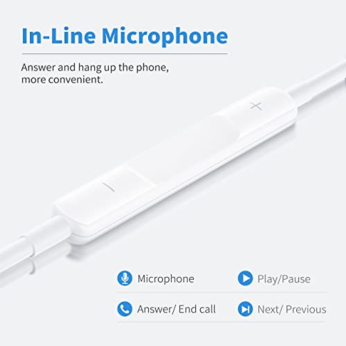 Earphones USB C Headphones,Type C Wired in-Ear Earbuds with Microphone and Volume Control Earbuds Compatible with huaweis P30/Pro/samsungs S20 S21 Googles Pixel 3/4/5/4XL/one Plus/one Plus 6t