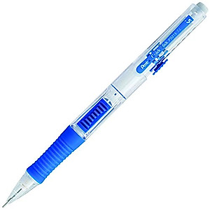 Pentel QUICK CLICK Mechanical Pencil (0.5mm), Blue Barrel, Box of 12 Pencils (PD215C)