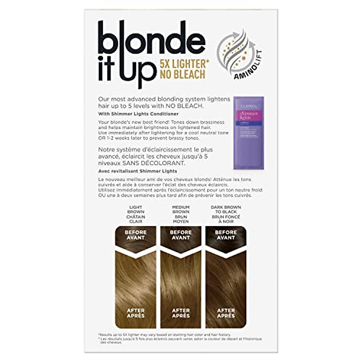 Clairol Bronde It Up Permanent Hair Dye, Platinum Bronde Hair Color, Pack of 1