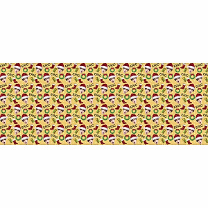 Jaydouble Custom Christmas Wrapping Paper Personalized Wrap Paper with Names And Photos For Adults Kids Boys Girls Friends Couples,Merry Christmas Xmas Festive Wrapping Paper 58" x 23