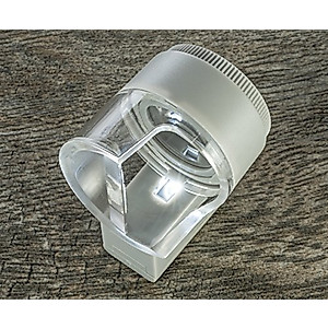 SE ML7527L Illuminated Adjustable-Focus Loupe with 8X Magnification