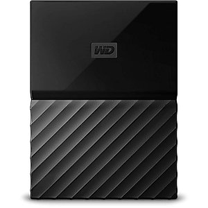 WD 2TB Black My Passport Portable External Hard Drive - USB 3.0 - WDBS4B0020BBK-WESN