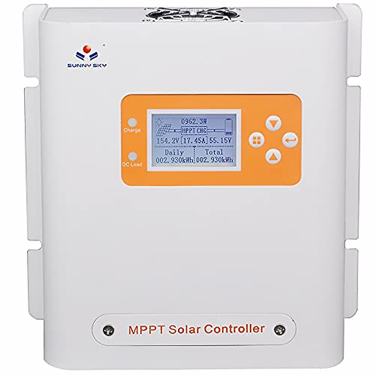 Sunnysky MPPT Solar Charge Controller 30 amp 12V 24V Auto&Smart Solar Panel Regulator Max 100V PVinput 840Watt Power with Intelligent LCD Display for Lead-Acid Gel Lithium Battery