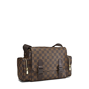 Louis Vuitton, Pre-Loved Damier Ebene Messenger Melville, Brown