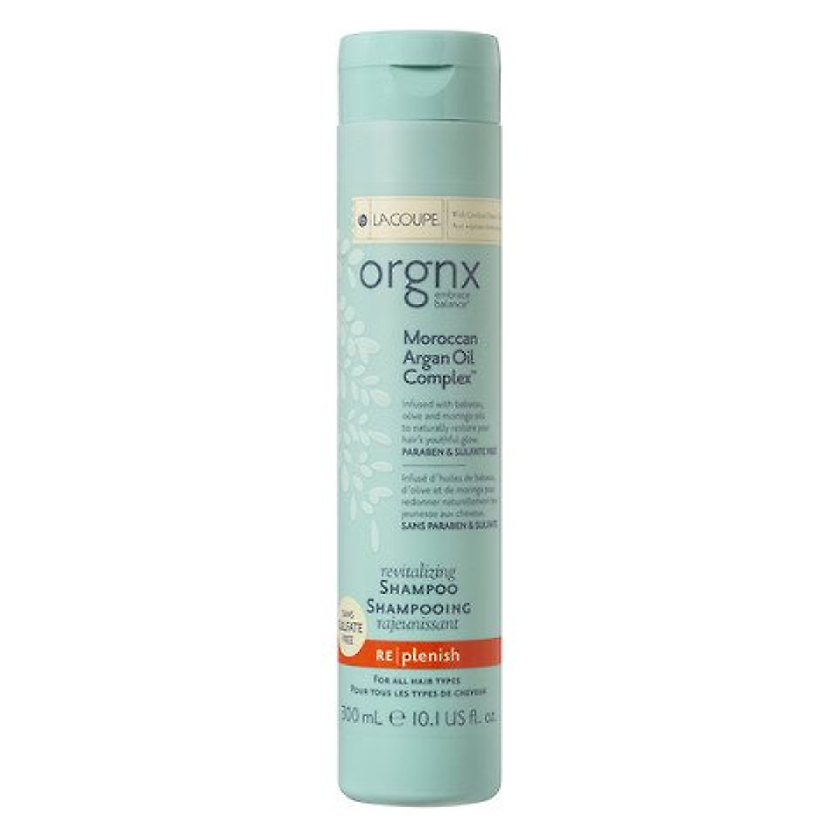 LaCoupe ORGNX Moroccan Argan Oil Complex, Shampoo + Conditioner + Repair Treatment + Styling Crème