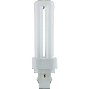 Sunlite PLD13/SP41K 13-Watt Compact Fluorescent Plug-in 2-Pin Light Bulb, 4100K Color