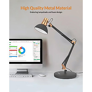 Bundles-2 Items: Metal Desk Lamp + 19W LED Floor Lamp