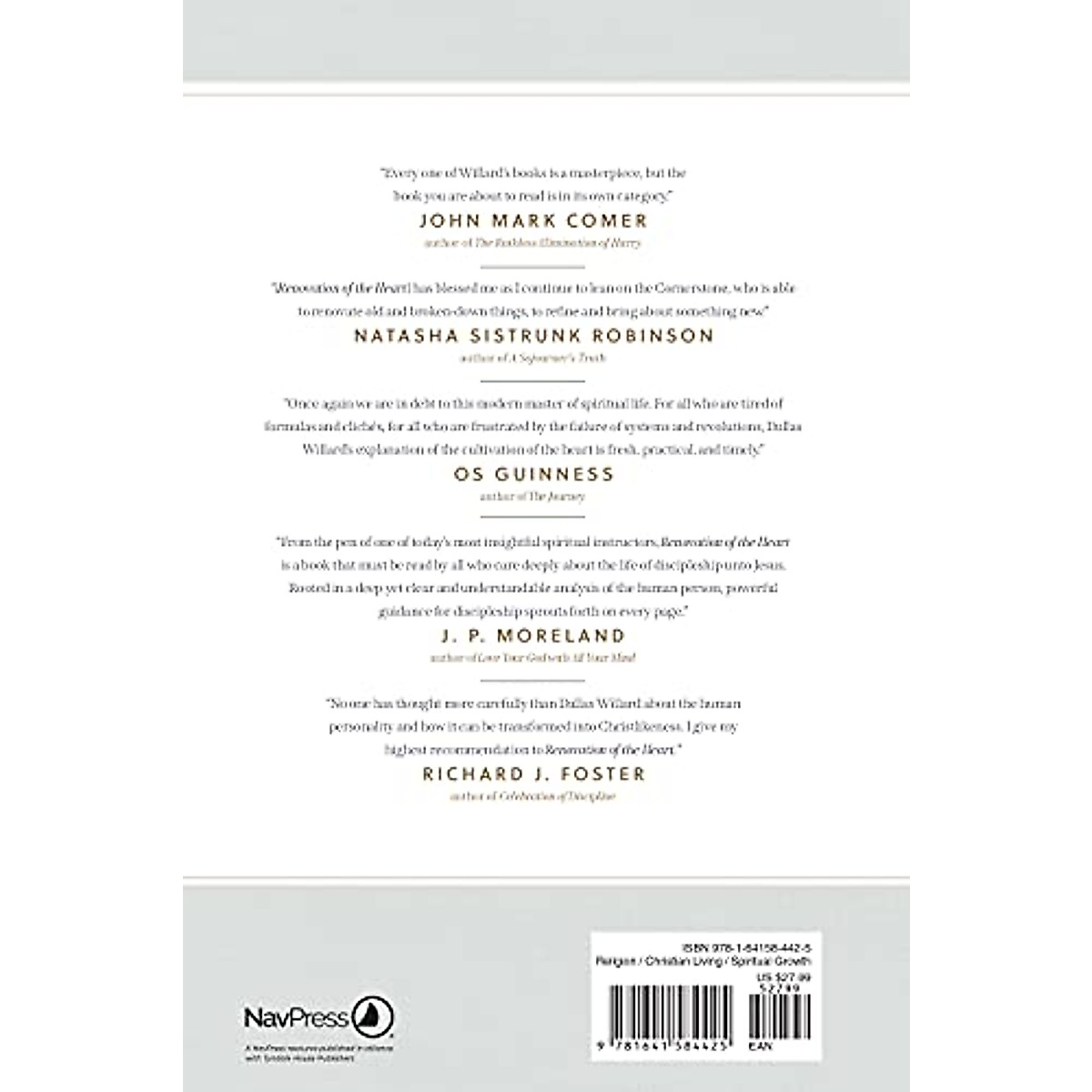 Renovation of the Heart: Putting on the Character of Christ - 20th Anniversary Edition