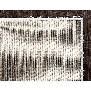 Unique Loom Studio Solid Shag Collection Urban Modern Super Soft & Plush Area Rug, 9 ft x 12 ft, Light Gray
