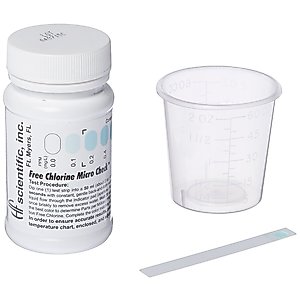 HF Scientific 9940 Chlorine Free Micro Test Strip, 0-10 ppm Range