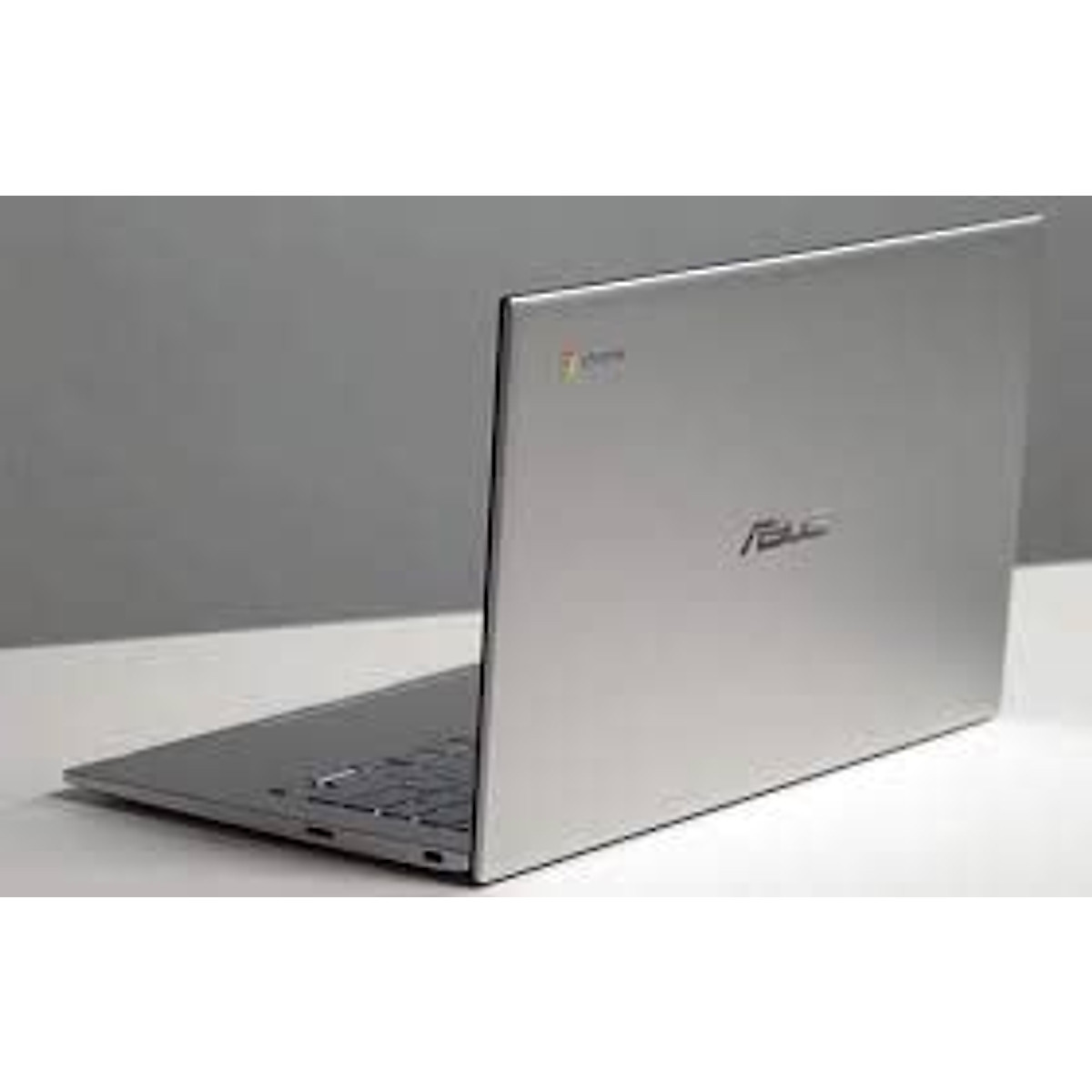 ASUS Newest 14" FHD Chromebook Laptop, Intel Core m3-8100Y(up to 3.4 GHz), 320GB Space(64GB eMMC+256GB Card), 8GB RAM, Webcam, WiFi, USB, Bluetooth, Backlit Keyboard, Chrome OS, Silver+JVQ MP