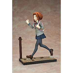 Bell Fine My Hero Academia: Konekore: Ochaco Uraraka (Uniform Version) 1:8 Scale PVC Figure, Multicolor