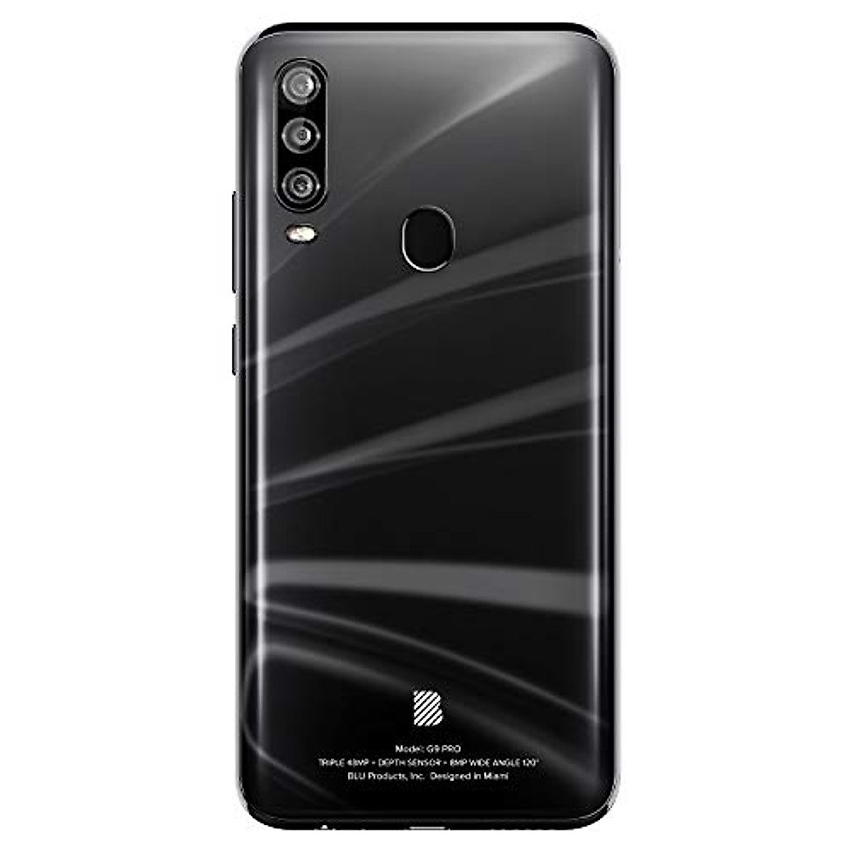 BLU G9 Pro -6.3” Full HD Smartphone with Triple Main Camera, 128GB+4GB RAM -Black
