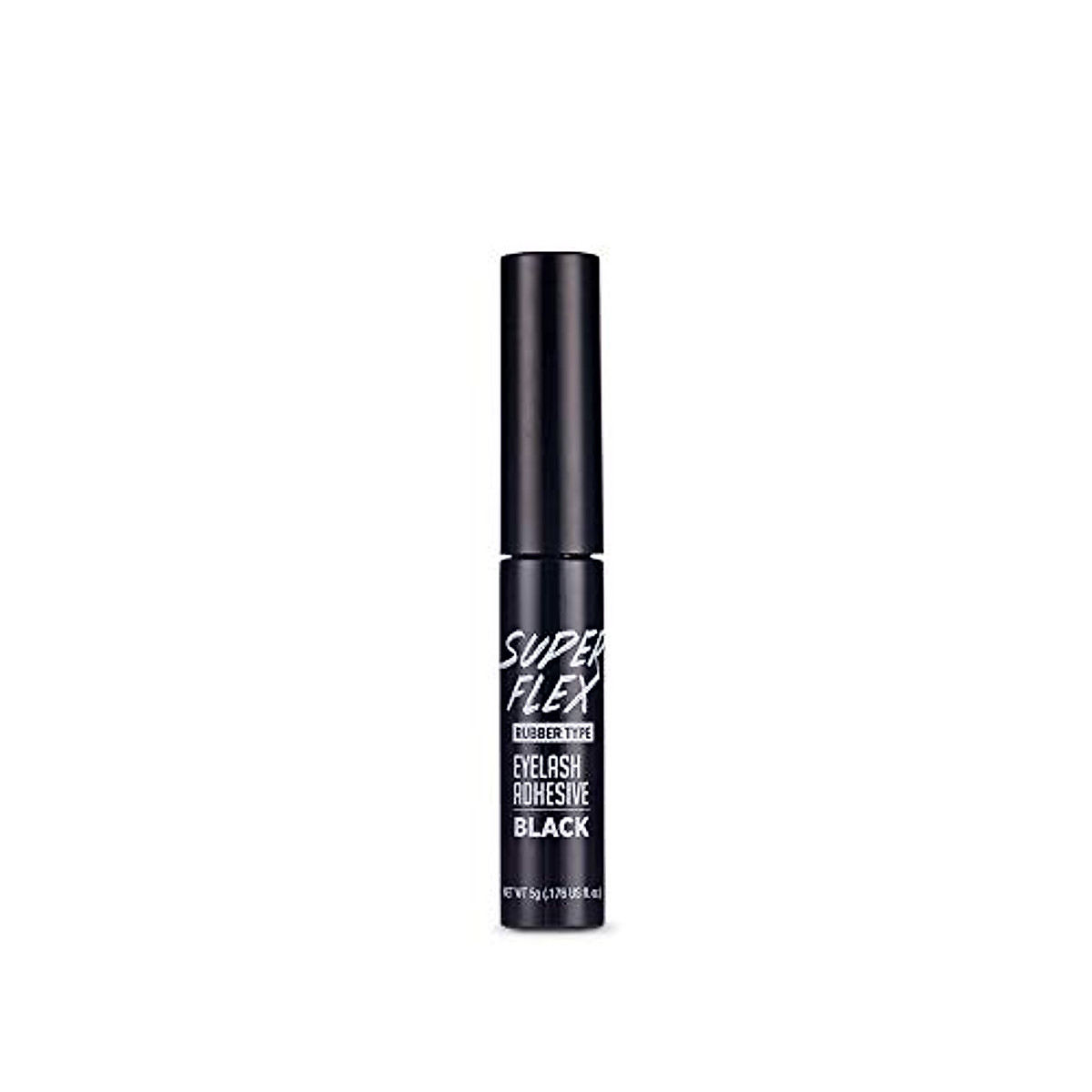 KISS i-Envy Super Flex Brush Eyelash Adhesive Rubber Type Black 0.176 oz KPEG07