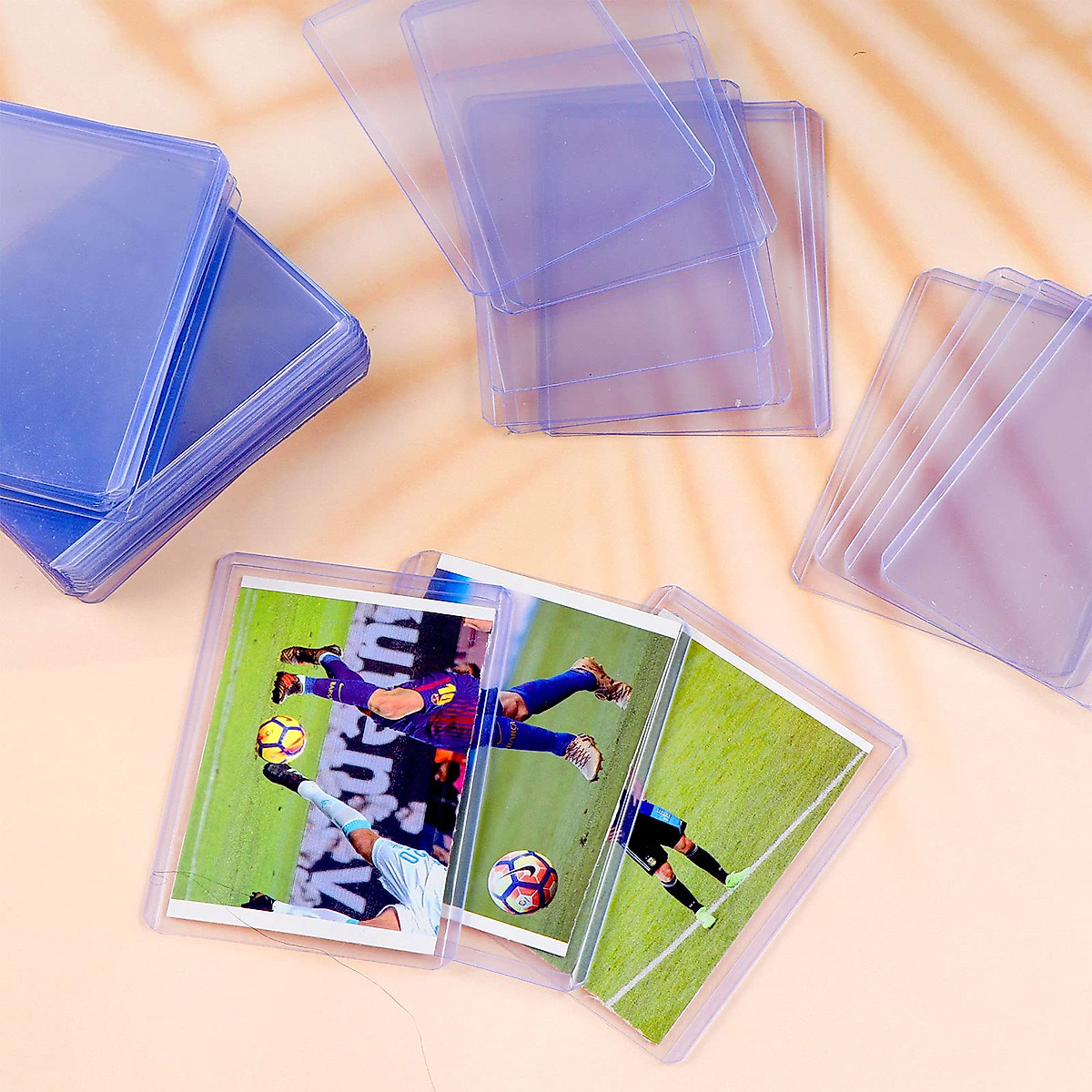 200 Pcs 3 x 4" Top Loader Card Sleeves Trading Card Topload Holder Clear Protective Sleeves Holder for Baseball Card, Sports Cards, Trading Card