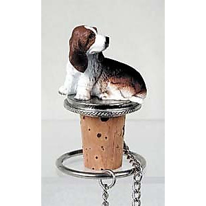 Basset Hound Bottle Stopper