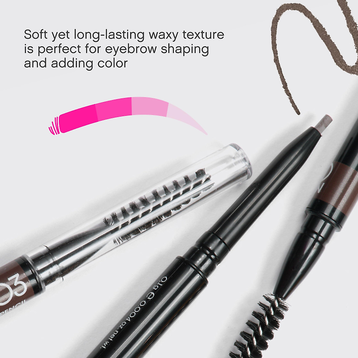 Vivienne Sabo Paris - Automatic Eyebrow Pencil Brow Arcade, Chestnut (Shade 03), Natural Looking Brows, All Day Wear, Cruelty Free