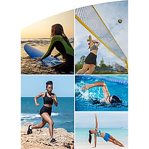 BALEAF Women's 3" High Waisted Swim Bottoms Bathing Suit Boy Shorts Tummy Control Full Coverage Swimsuit Bottoms Modest Navy Blue XL