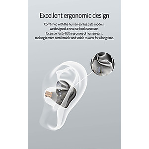 KeepHiFi CCZ Melody IEM Earphones Monitors Hybrid In Ear Headphones 1BA+1DD In Ear Monitors Headphone Wired Professional in Ear Earbuds Wired for Musicians Singers Guitarist Audiophiles (Black No Mic)