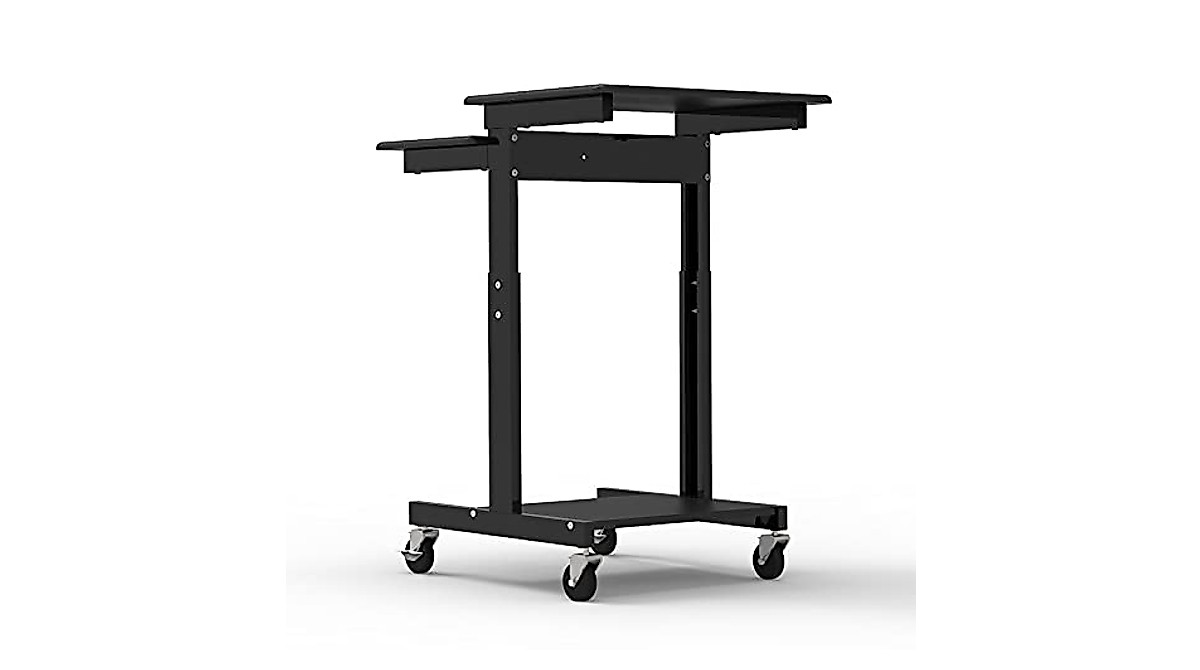 Luxor Adjustable Height Rolling Workstation - Versatile Design