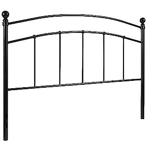 Flash Furniture Woodstock Decorative Black Metal Queen Size Headboard