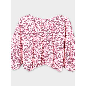 Mayoral 21-06186-003 - Polka Dotted Blouse for Girls 18 Years Camellia