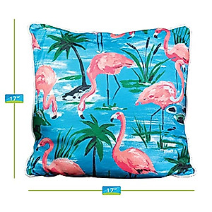 Sun-Ray 214013 Seat Cushion with Flame Retardant Filling, Multi-Color