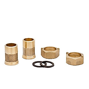 PRM 1-1/4 Inch NPT Multi Jet Water Meter with Pulse Output, Brass Body - Not for Potable Water