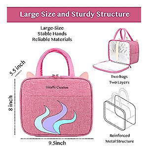 Insulated Lunch Box Bag for Kids, Reusable Durable Lightweight Lunch Bag for Girls Boys, Keep Food Cold/Warm, Unicorn