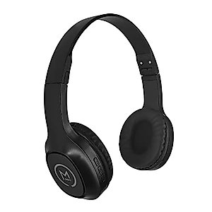 Morpheus 360 Tremors HP4500B Wireless on Ear Headphones - Bluetooth Headset with Microphone - Black